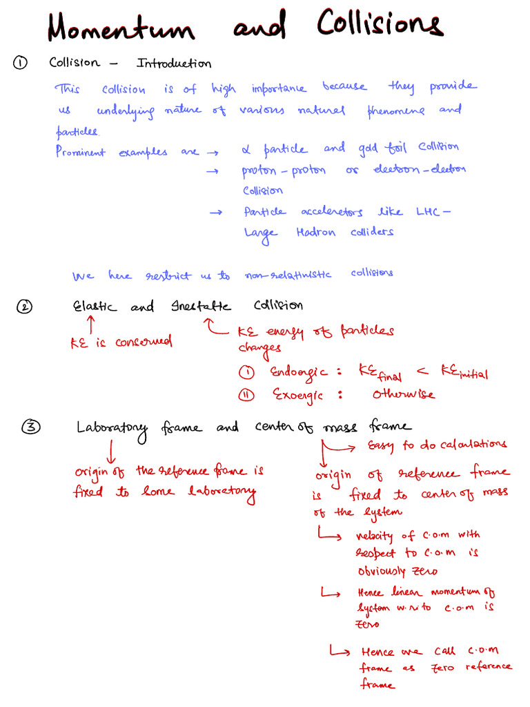 Mechanics Part 2 | PDF | Collision | Momentum