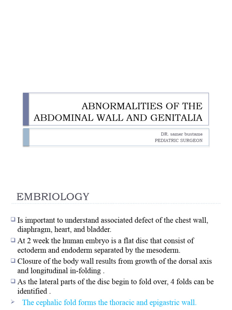 Abnormalities of The Abdominal Wall and Genitalia | PDF | Androgen ...