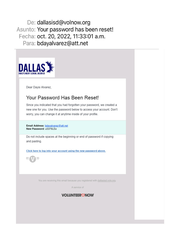 Your Password Has Been Reset! | PDF