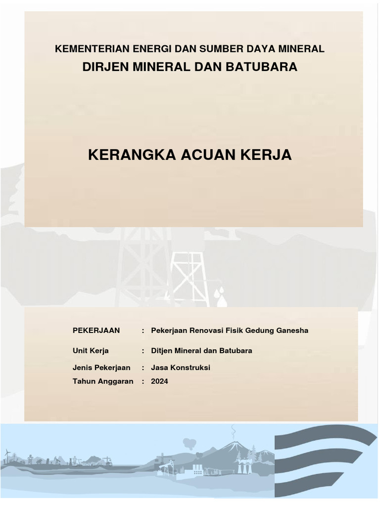 KAK Renovasi GEDUNG GANESA | PDF