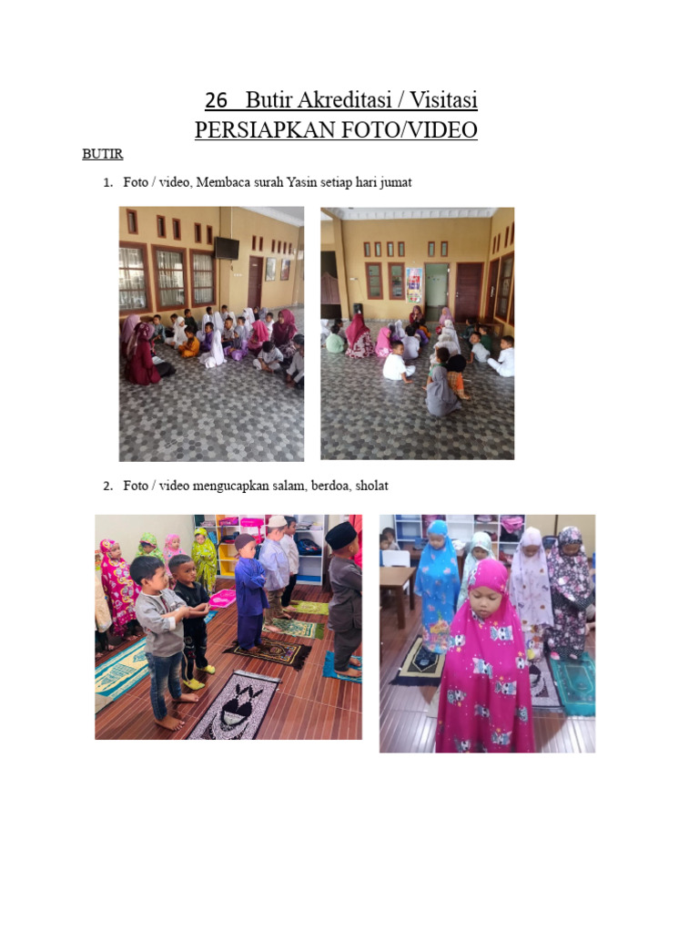 26 Butir Visitasi Akreditasi - Compress | PDF | Kesehatan Holistik