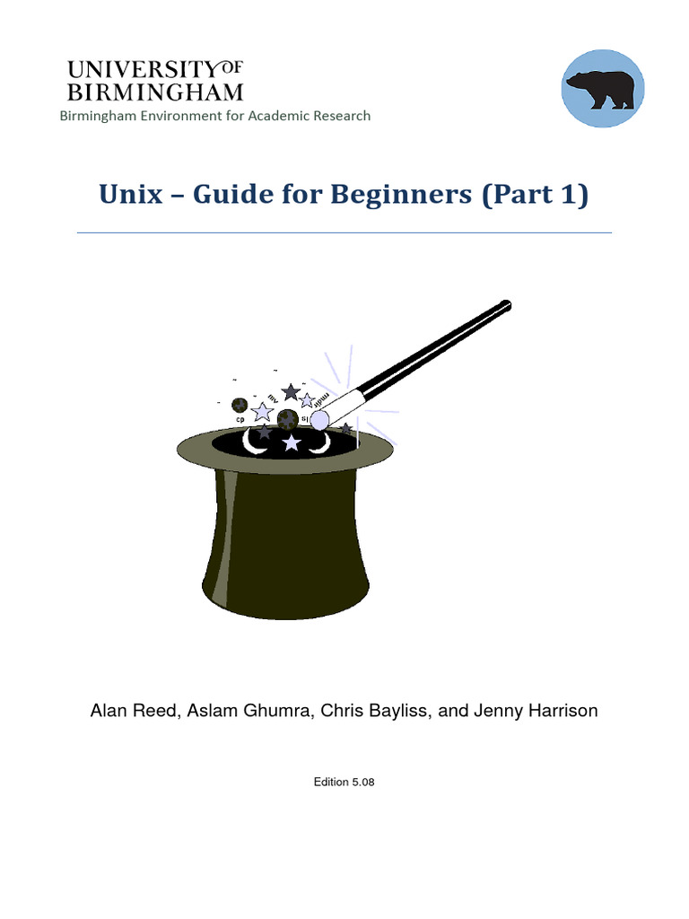 Unix Guide For Beginners v1.0 | PDF | Computer File | Utility Software