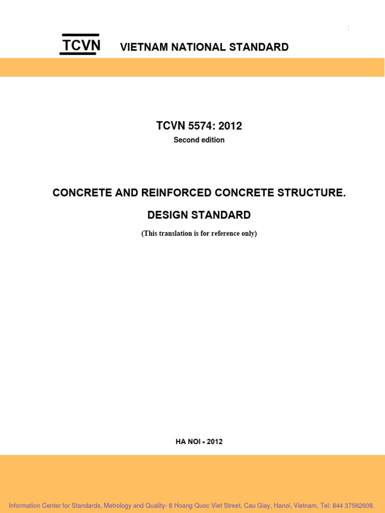 TCVN 5574-2012 Concrete and Rainforced Concrete Structure-Design ...