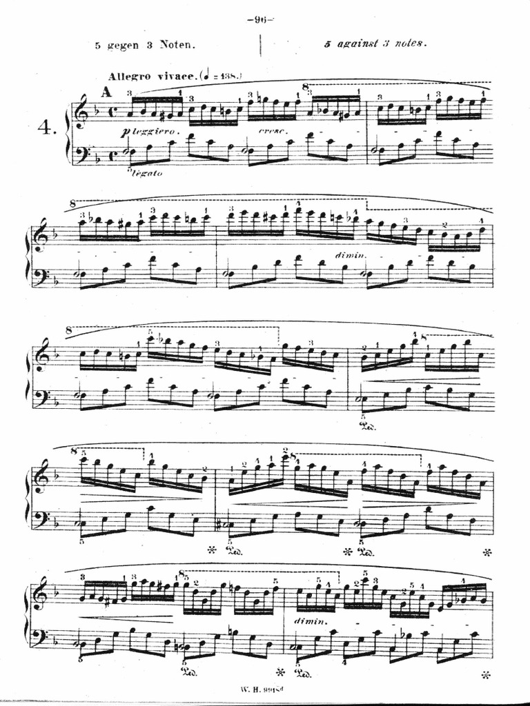 Czerny-Germer Polyrithm Etude 5vs3 | PDF