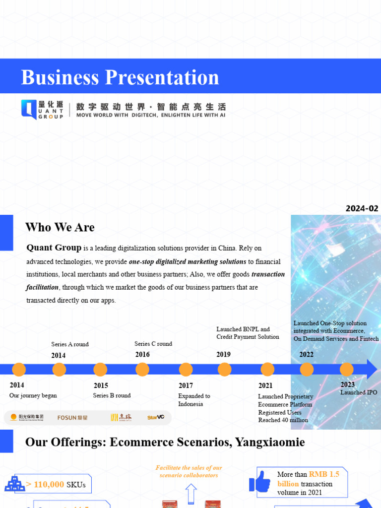 Business Presentation Original QG 240201 1 | PDF | E Commerce | Pawnbroker