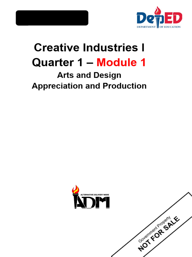 Creative Industries 1 Module 1 | PDF | Paint | Paintings