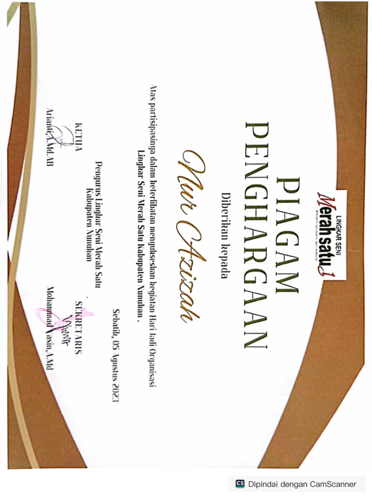 Piagam Azizah | PDF