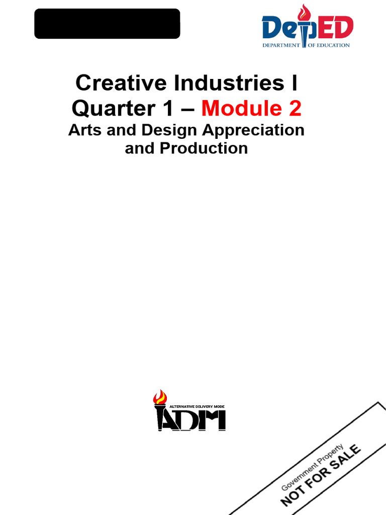 Creative Industries 1 Module 2 | PDF | Pottery | Textiles