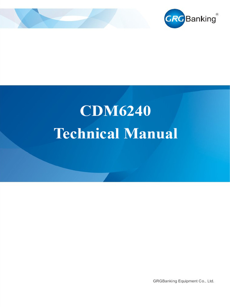 CDM6240 Cash Dispenser Technical Manual | PDF | Electrical Connector ...