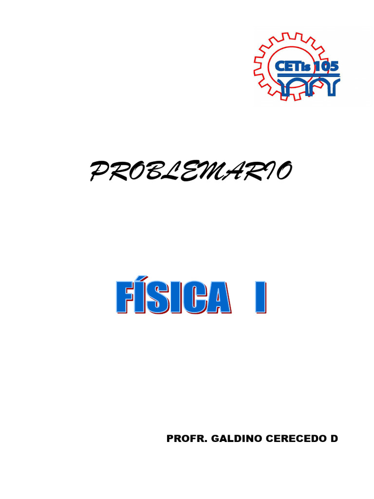 Problemario de Física I | PDF | Fricción | Fuerza