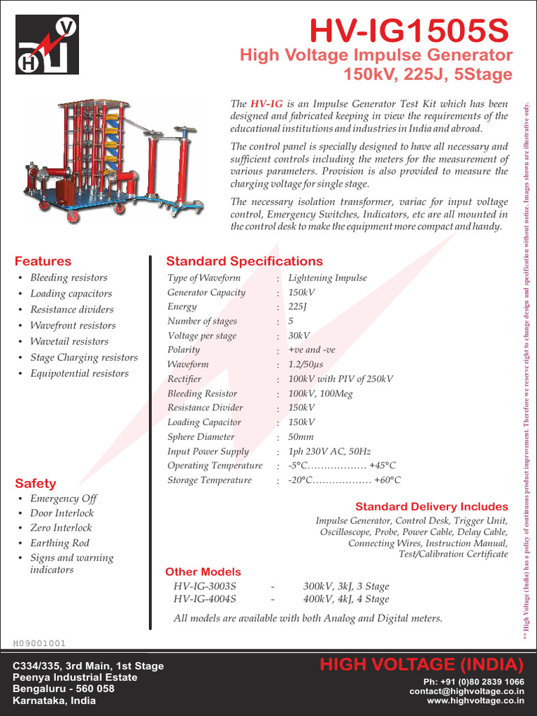 High Voltage Lab | PDF | Resistor | Electronic Engineering