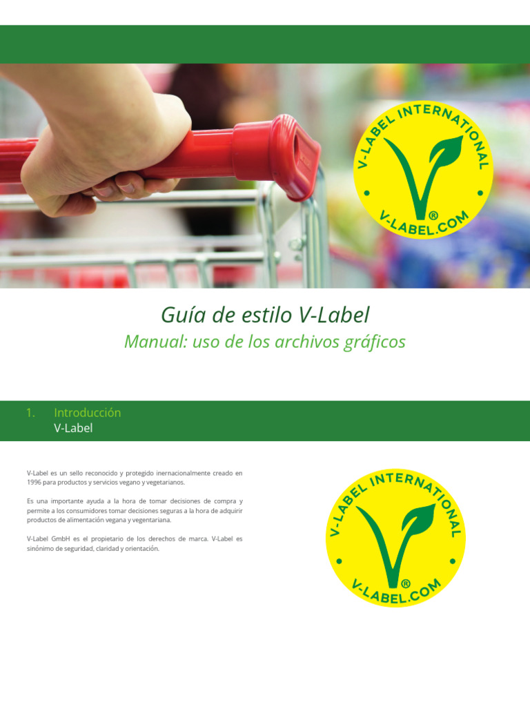 ES V-Label-Style-Guide V02.01 Es | PDF | Amarillo | Veganismo