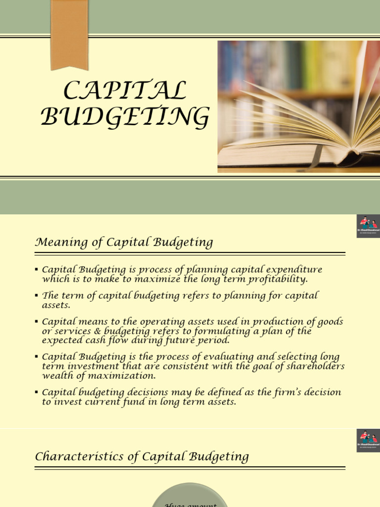 Capital Budgeting (Theory) | PDF | Net Present Value | Capital Budgeting