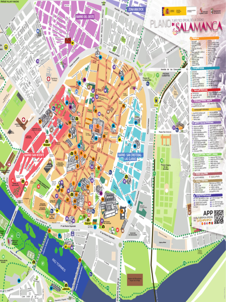 Plano Centro Historico SALAMANCA | PDF