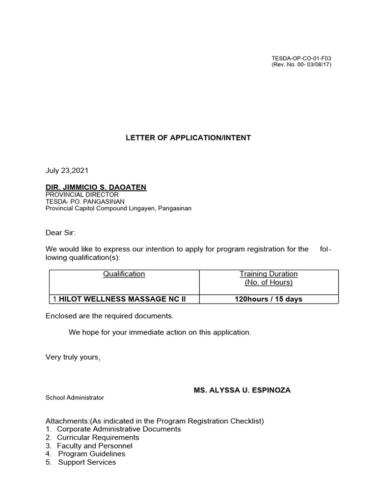 HILOT Program Registration Forms | PDF | Occupational Safety And Health ...