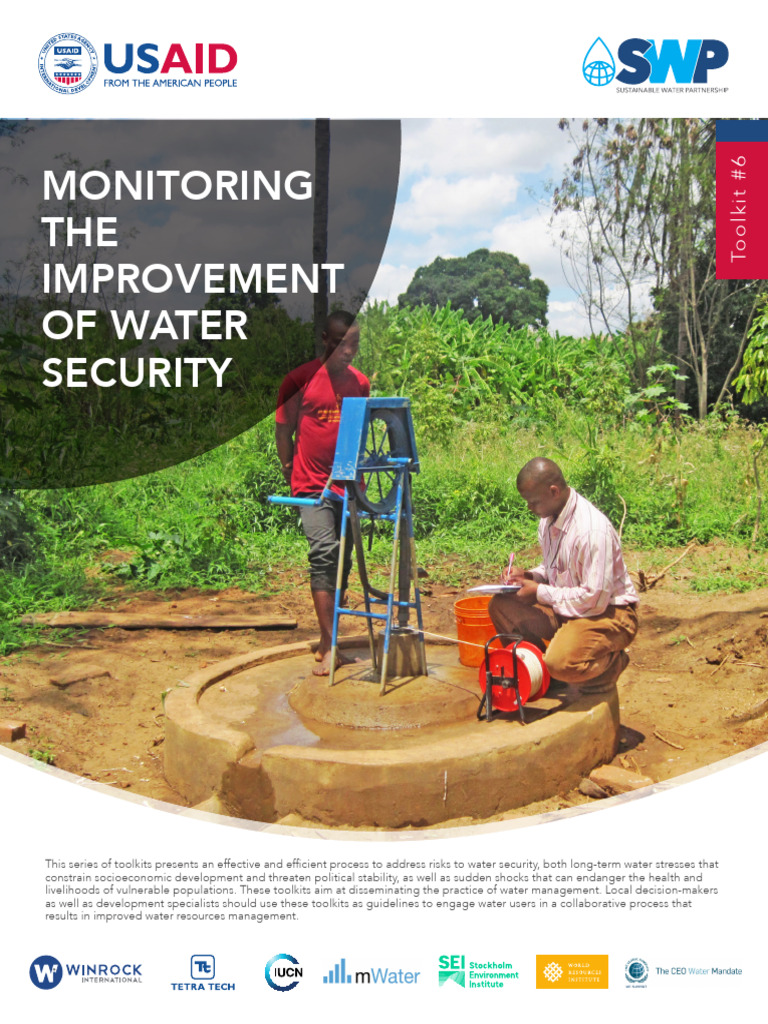 SWP Toolkit 6 Monitoring Improvement Water Security | PDF | Water Scarcity | Water Security