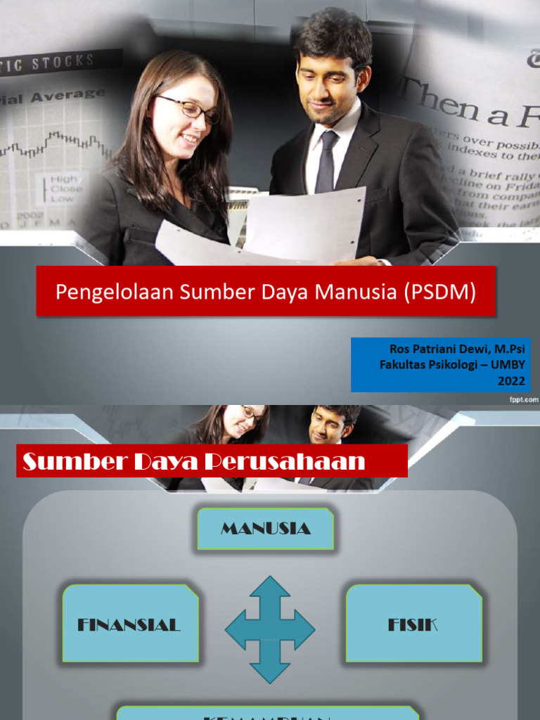 Pengantar Pengelolaan Sumber Daya Manusia (PSDM) | PDF