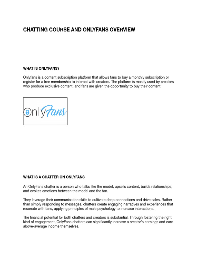 Chatting Course | PDF | Subscription Business Model | Experience