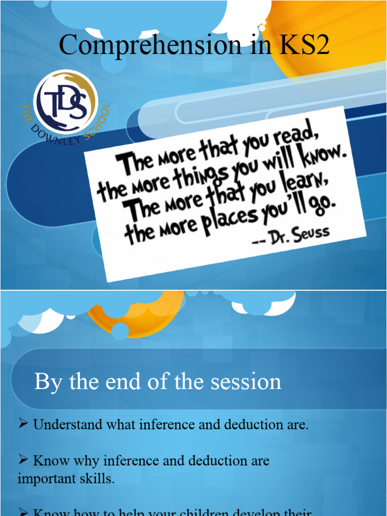 Inference and Deduction KS2 | PDF | Reading Comprehension | Deductive ...