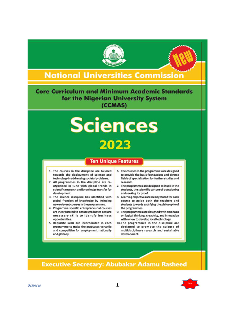 Sciences Ccmas 2023 Final | Download Free PDF | Science | Curriculum