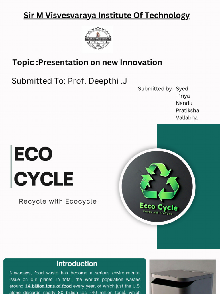 Presentation on smart bin | PDF