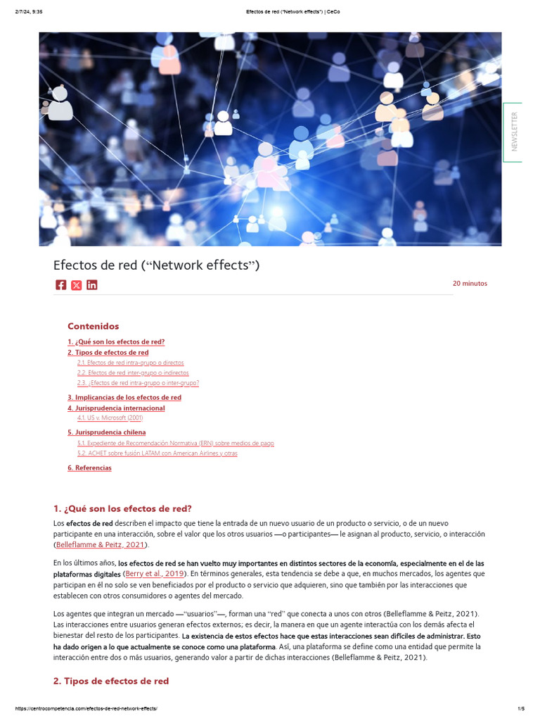Efectos de Red ("Network Effects") - CeCo | PDF | Software de la ...