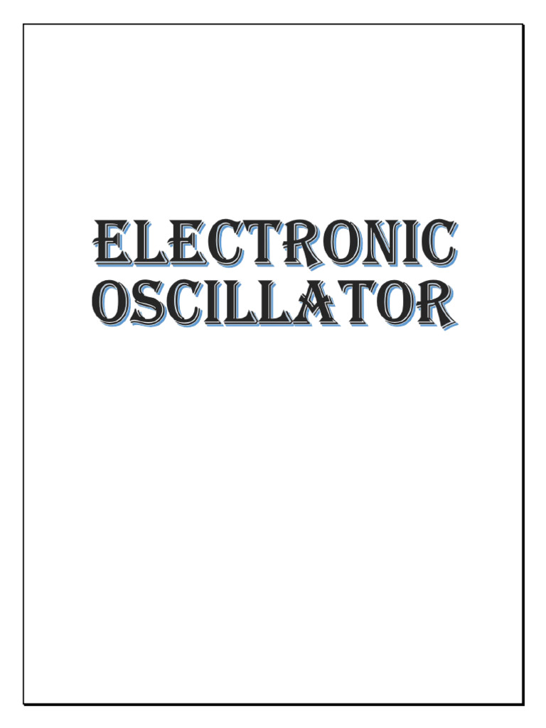 Abcdefg H | PDF | Electronic Oscillator | Amplifier