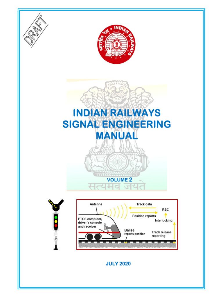 Indian Railways Signal Engineering Manual | PDF | Machine Learning ...