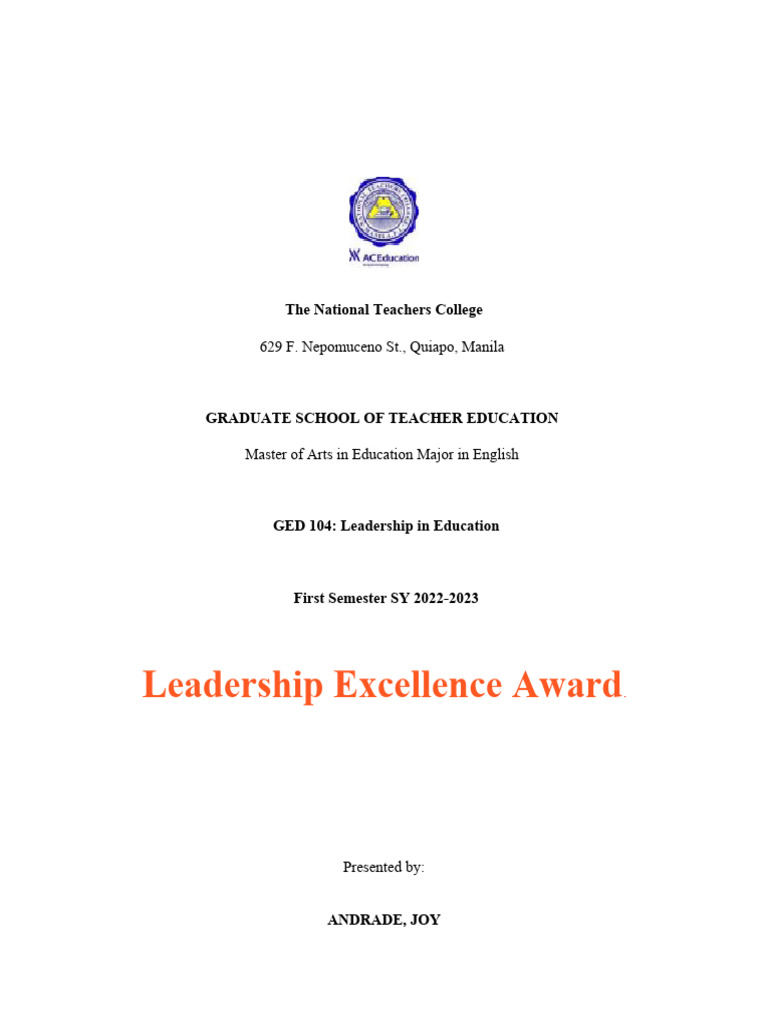 Acceptance Speech | PDF | Wellness