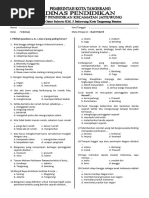 Soal Pendidikan Pancasila Kelas 5 Bab 1 Kurikulum Merdeka | PDF