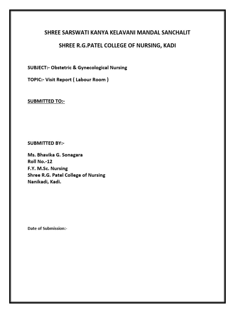 Labour Room Experience and Protocols | PDF | Medical Specialties ...