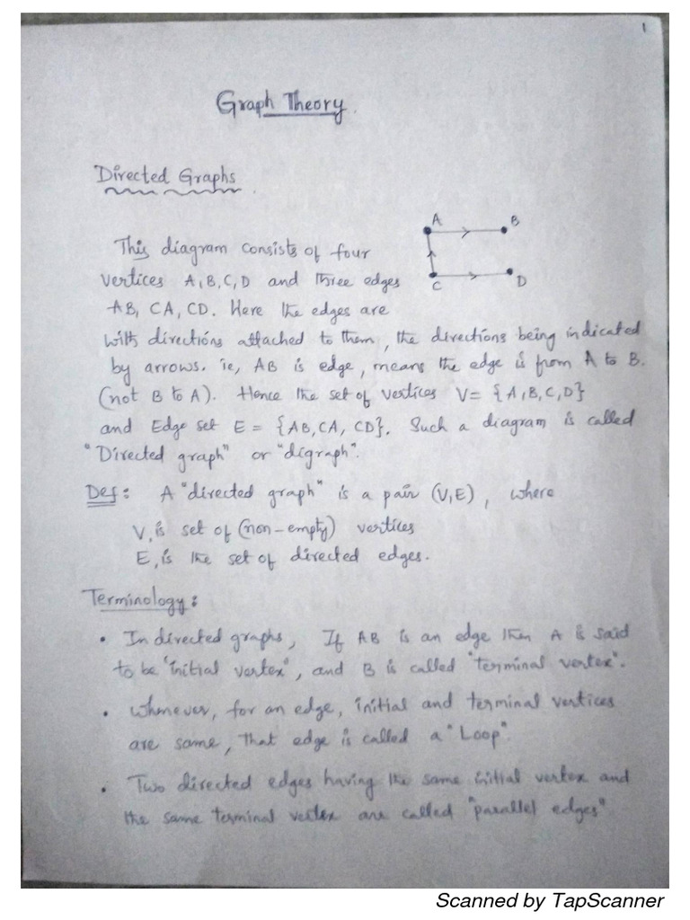 DM - Notes - Graphy Theory Unit 5 | PDF