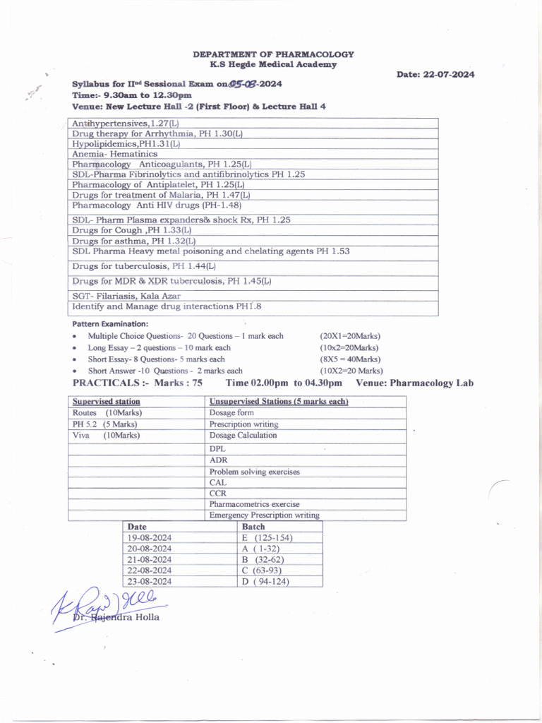 2nd Sessional Notice | PDF