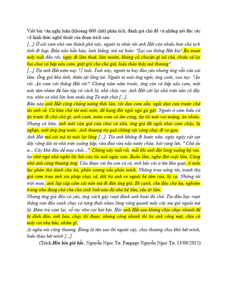 Hiu hiu gió bấc | PDF