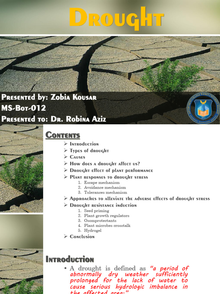 Drought | PDF | Drought | Weather