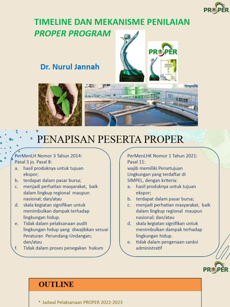 1 NJH Timeline Mekanisme Proper | PDF