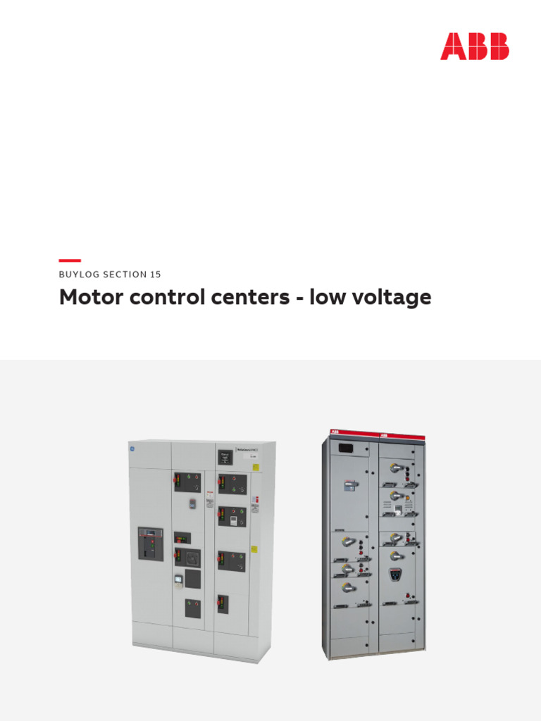 Abb MotorControlCentersLV | PDF | Mains Electricity | Electric Power