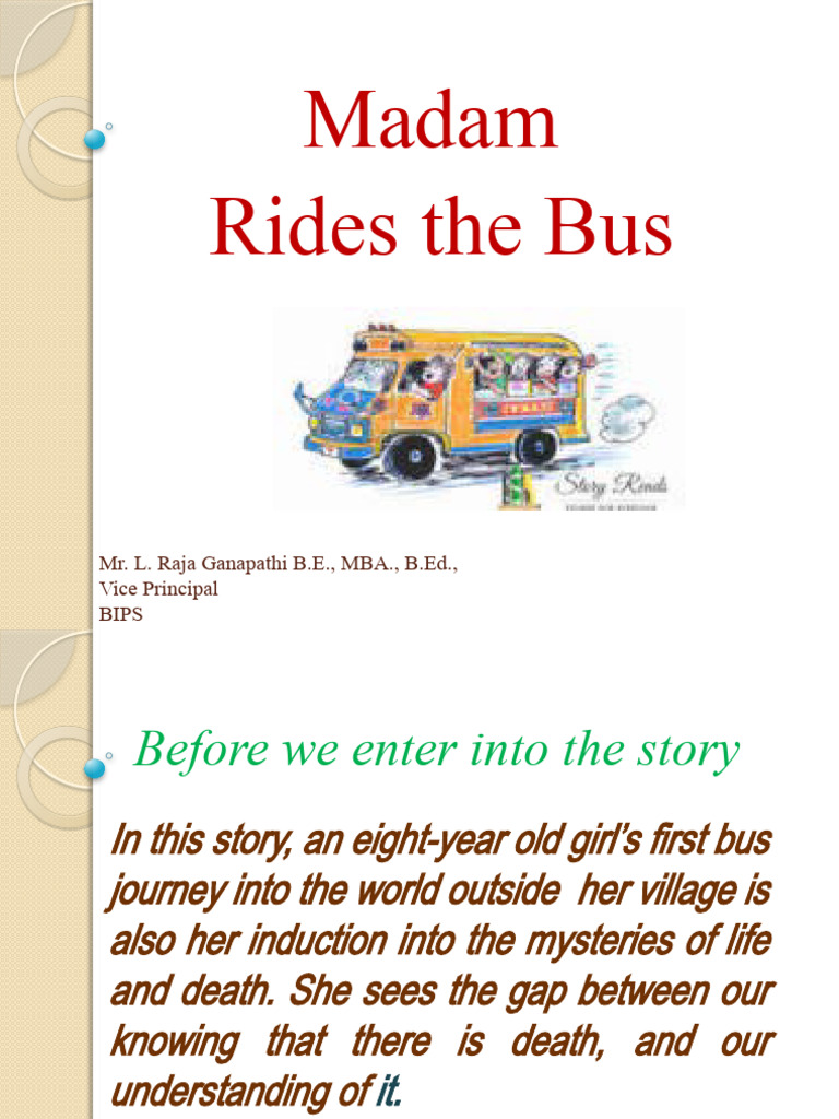 Valliammai's First Bus Journey | PDF