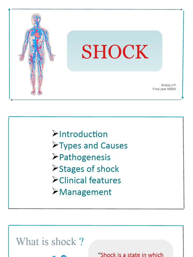 Shock | PDF | Shock (Circulatory) | Human Diseases And Disorders