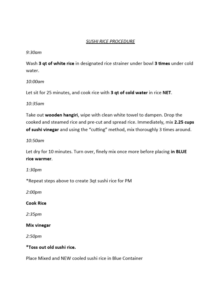 Rice Making Procedure 09 | PDF | Cooking, Food & Wine