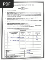 Gratuity Form-I | PDF | Gratuity | Justice