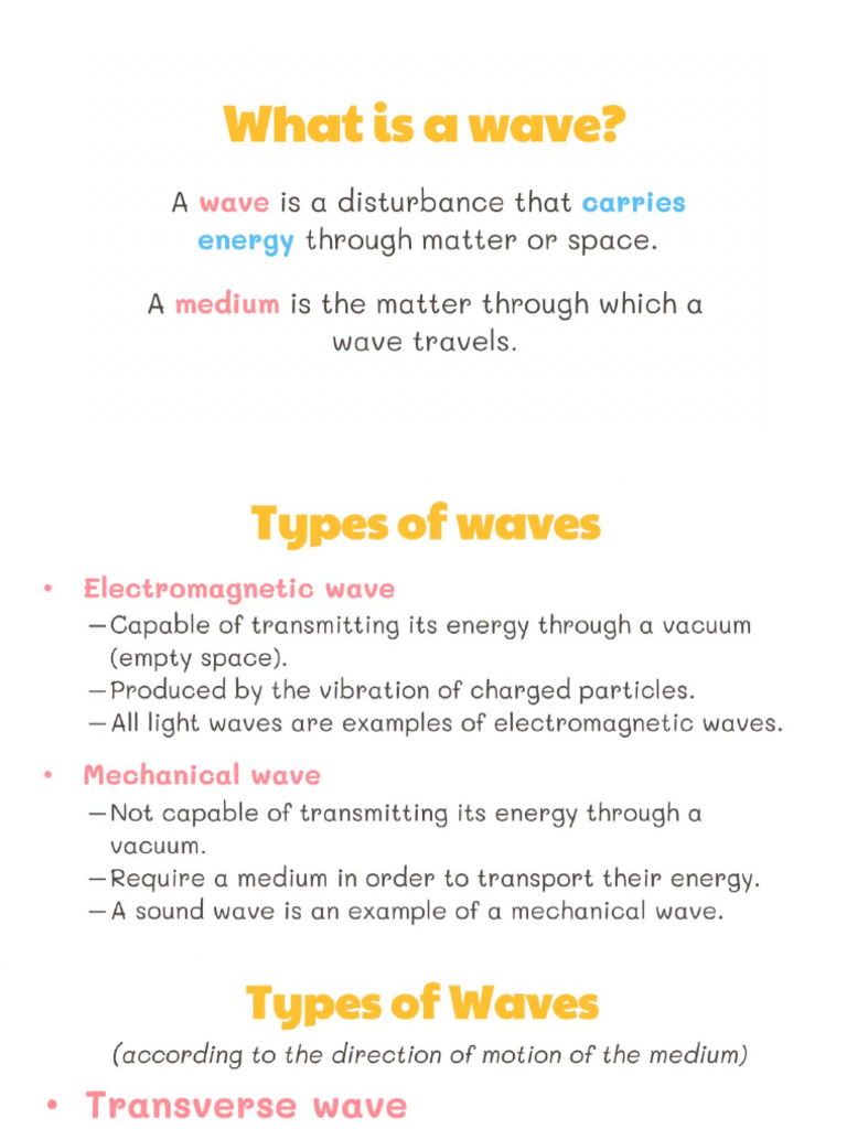 Wave-Carries Energy | PDF