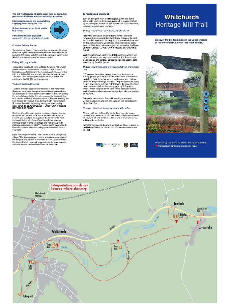 Whitchurch Mill Trail Leaflet | PDF