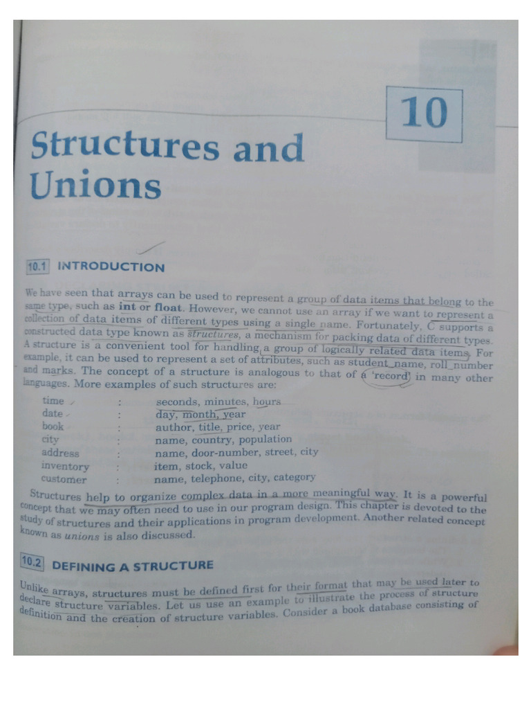Structure & Union | PDF