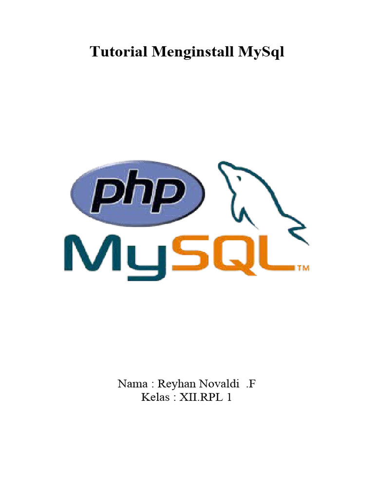 Tutorial Menginstal MySql | PDF