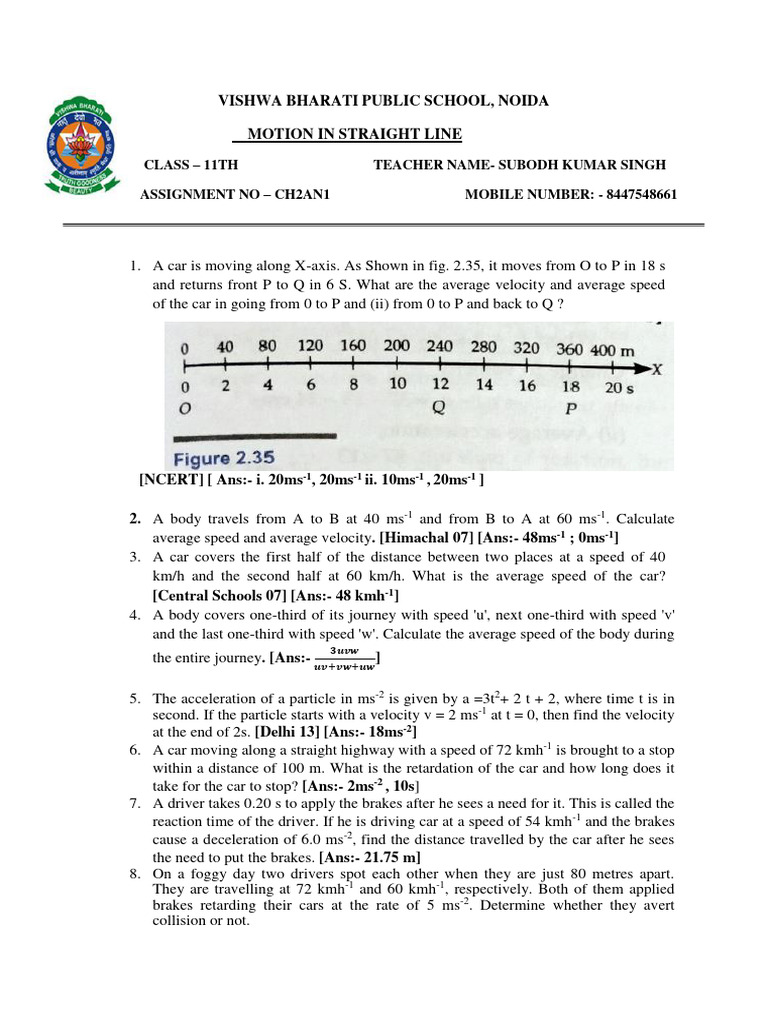 CL 11 CH 2 An1 Vbps | PDF | Speed | Acceleration