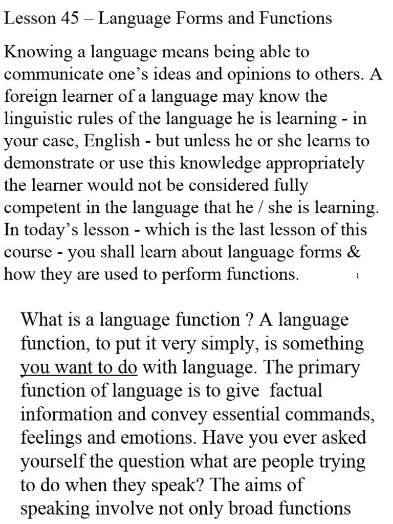 Lesson 45 | PDF | Learning | Information