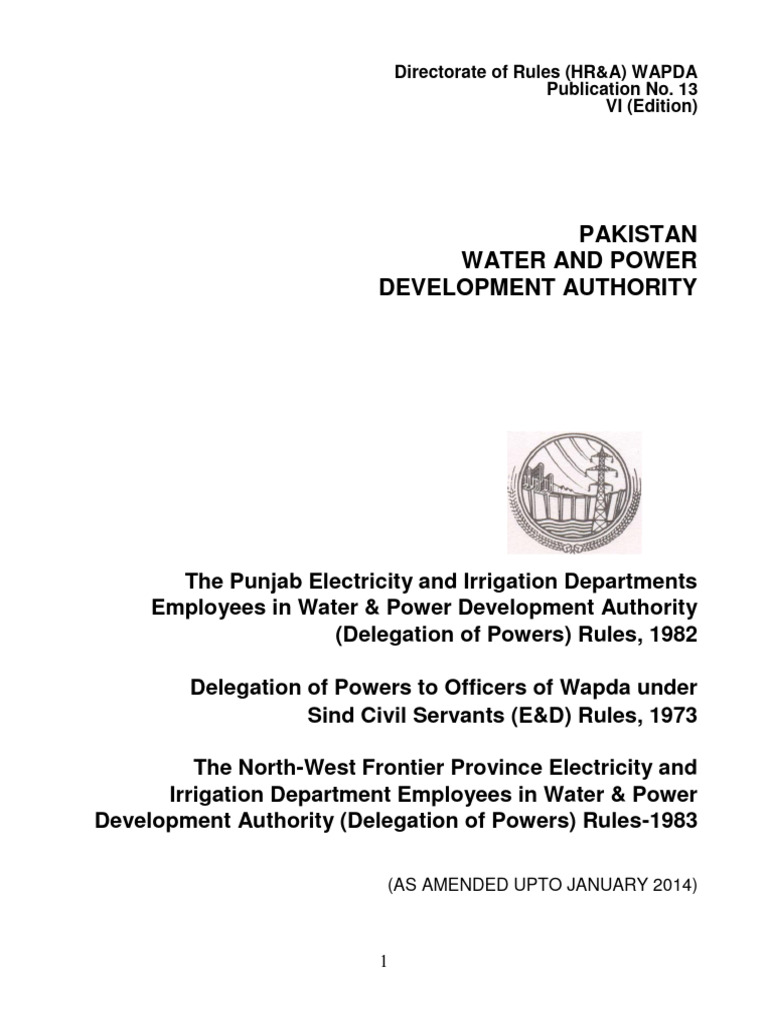 Delegation of Power Rules | PDF | Khyber Pakhtunkhwa | Sindh