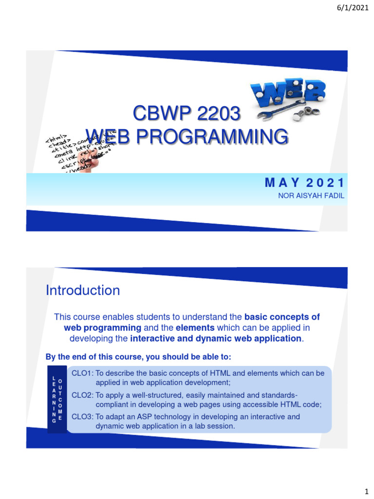 Topic 01 | PDF | Html | World Wide Web