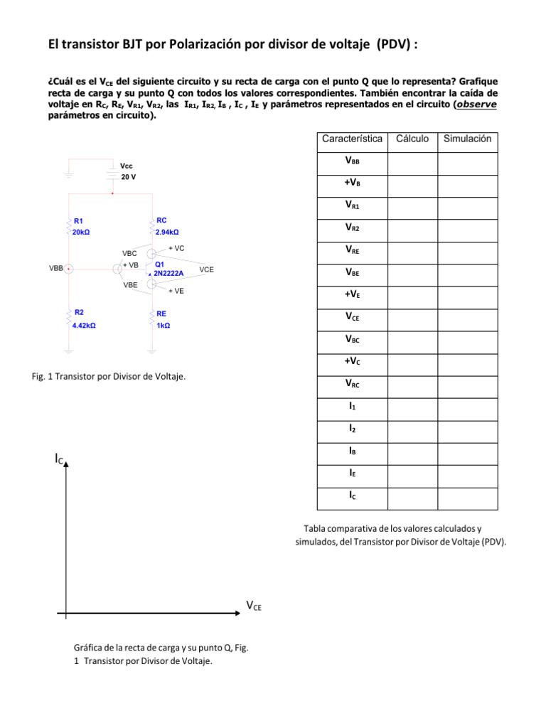 Actividad 5 El Transistor BJT Por (PDV) | PDF | Semiconductores | Bienes manufacturados